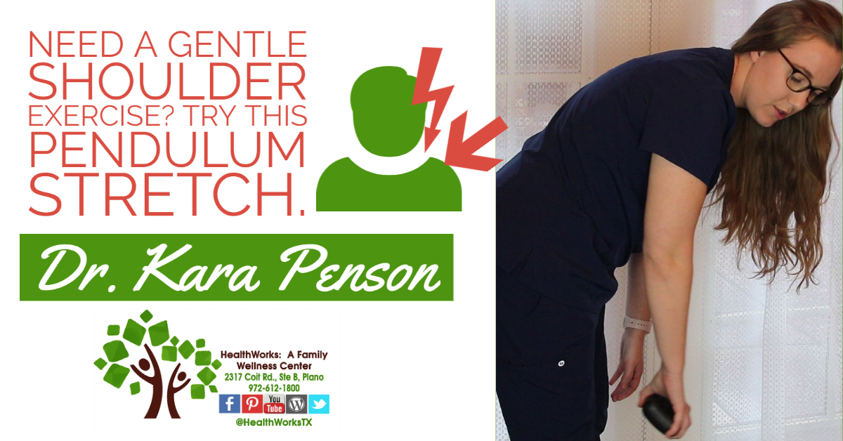 Need a Gentle Shoulder exercise? Try This Pendulum Stretch ...